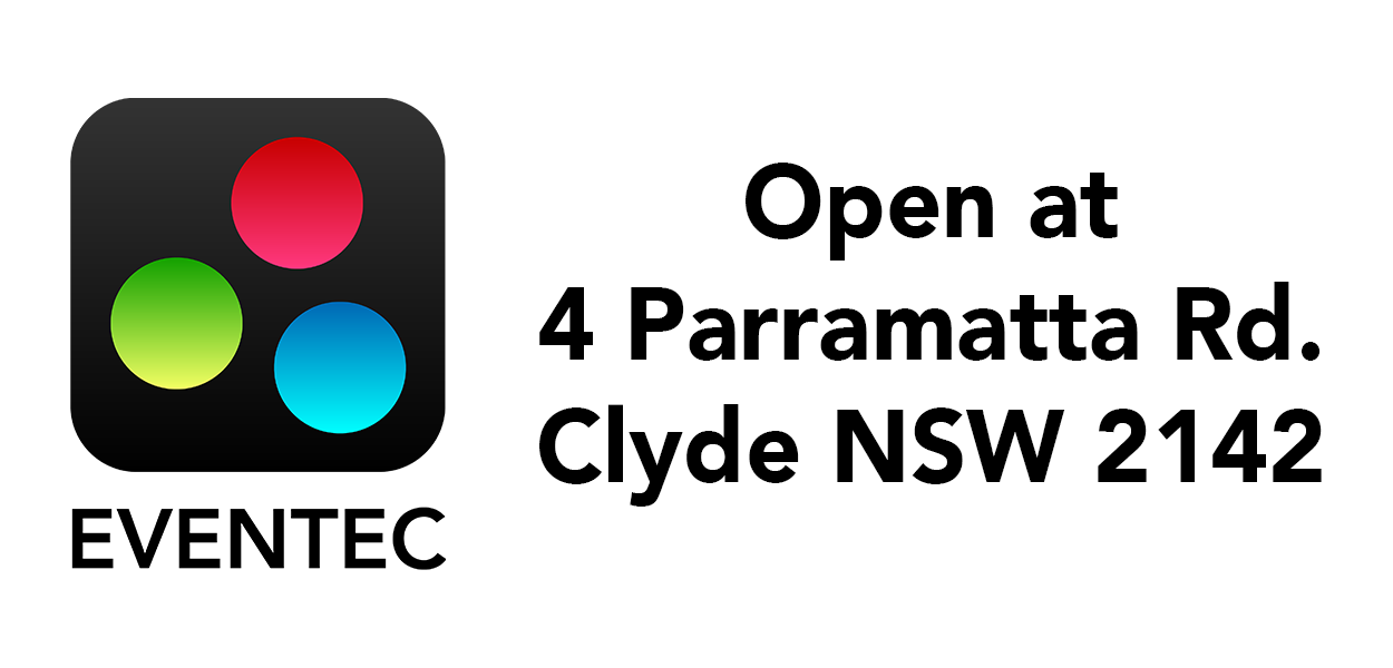Eventec Opens at New Location - 4 Parramatta Road, Clyde, NSW 2142