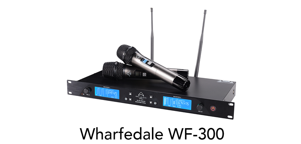 Wharfedale WF300 Dual Wireless Microphone System Now Available – Eventec