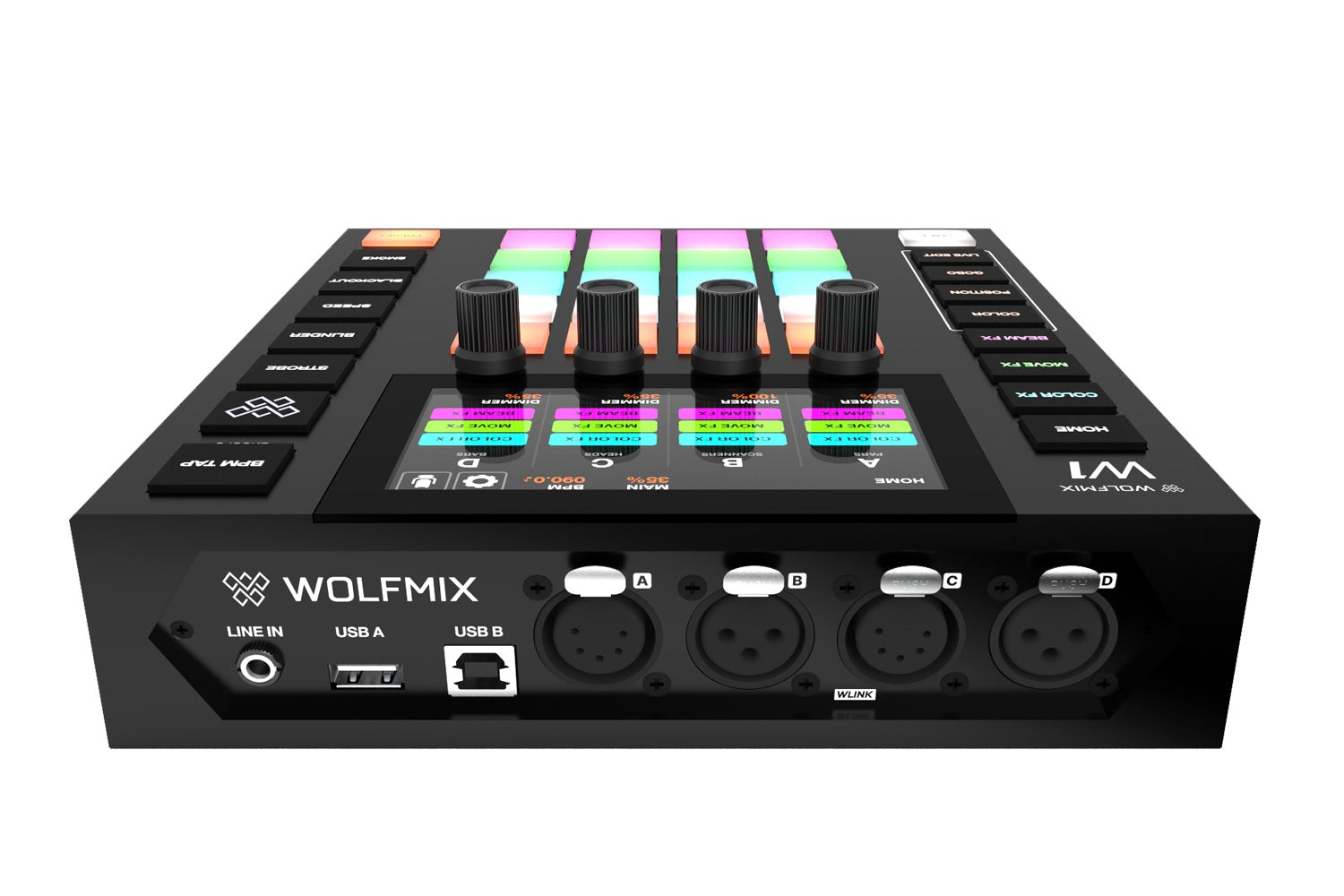 WOLFMIXW1MK2 - Wolfmix W1 MK2 standalone performance DMX lighting cont ...