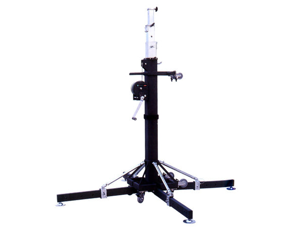 DLB004 - Heavy duty Steel winch up stand with outriggers, 1770-5500mm ...